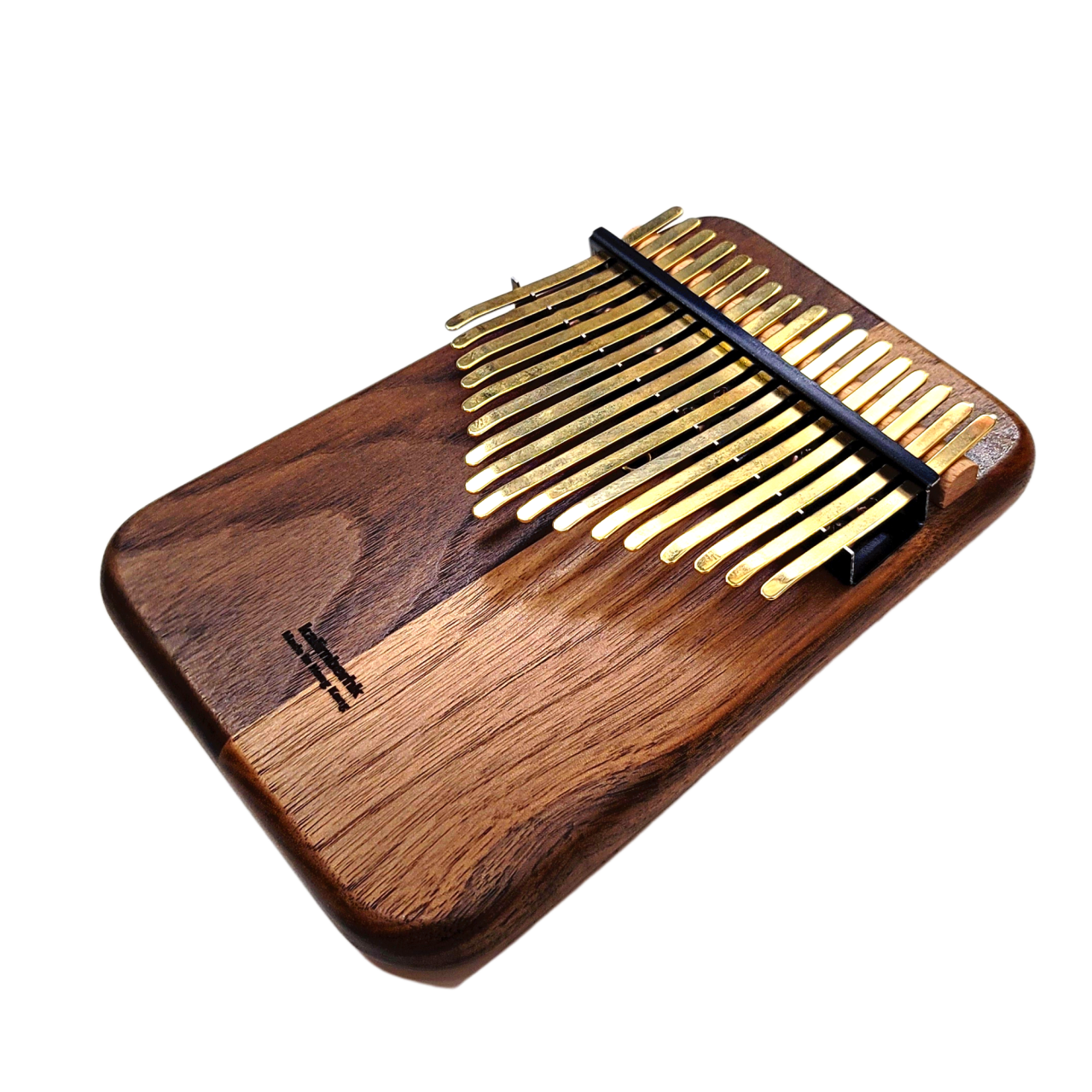 Solid Black Walnut 17 Keys Kalimba - kalimberhk